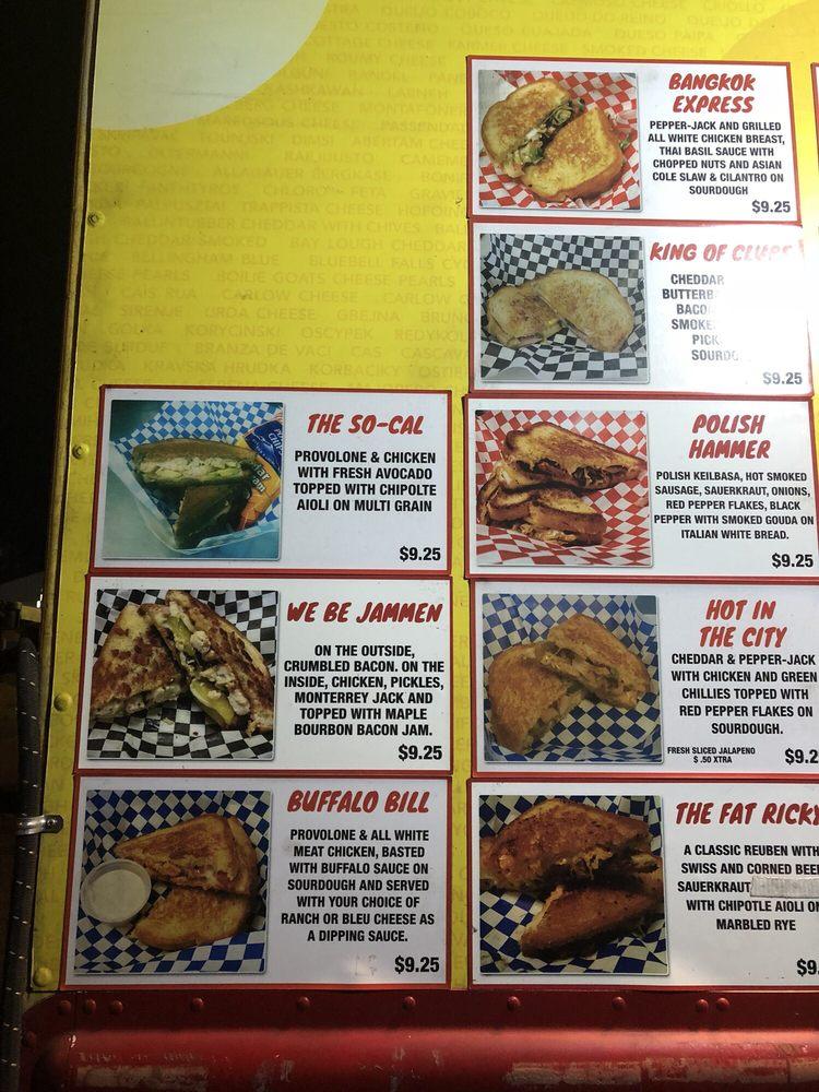 Carta del restaurante 2 Fat Guys Grilled Cheese, Phoenix