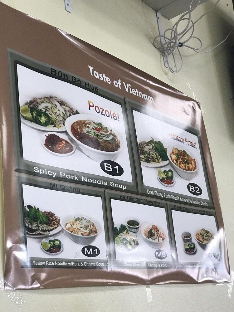 Menu at Phở Lúc Lắc restaurant, Houston