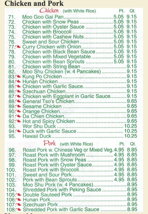 Menu at Silver Lake Kitchen restaurant, Point Pleasant