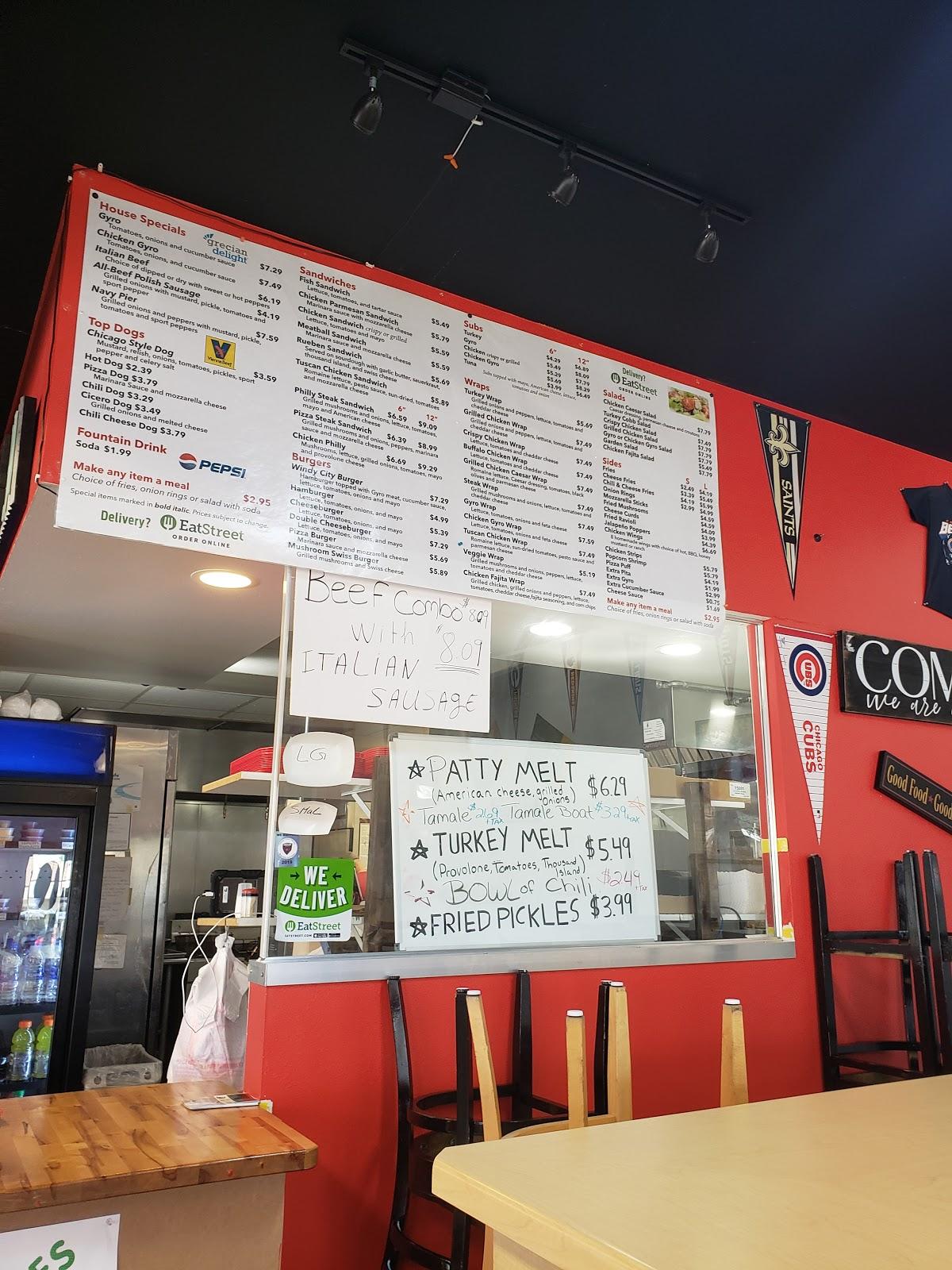 Menu at Taste Of The Windy City restaurant, Appleton