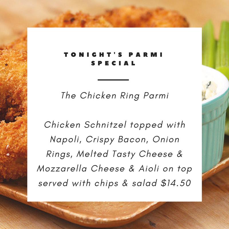 Menu at Sir Charles Darling Hotel restaurant, Geelong