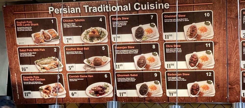 Menu at Wholesome Choice restaurant, Irvine