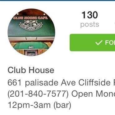 Club House Cafe, Cliffside Park - Restaurant menu, prices and reviews