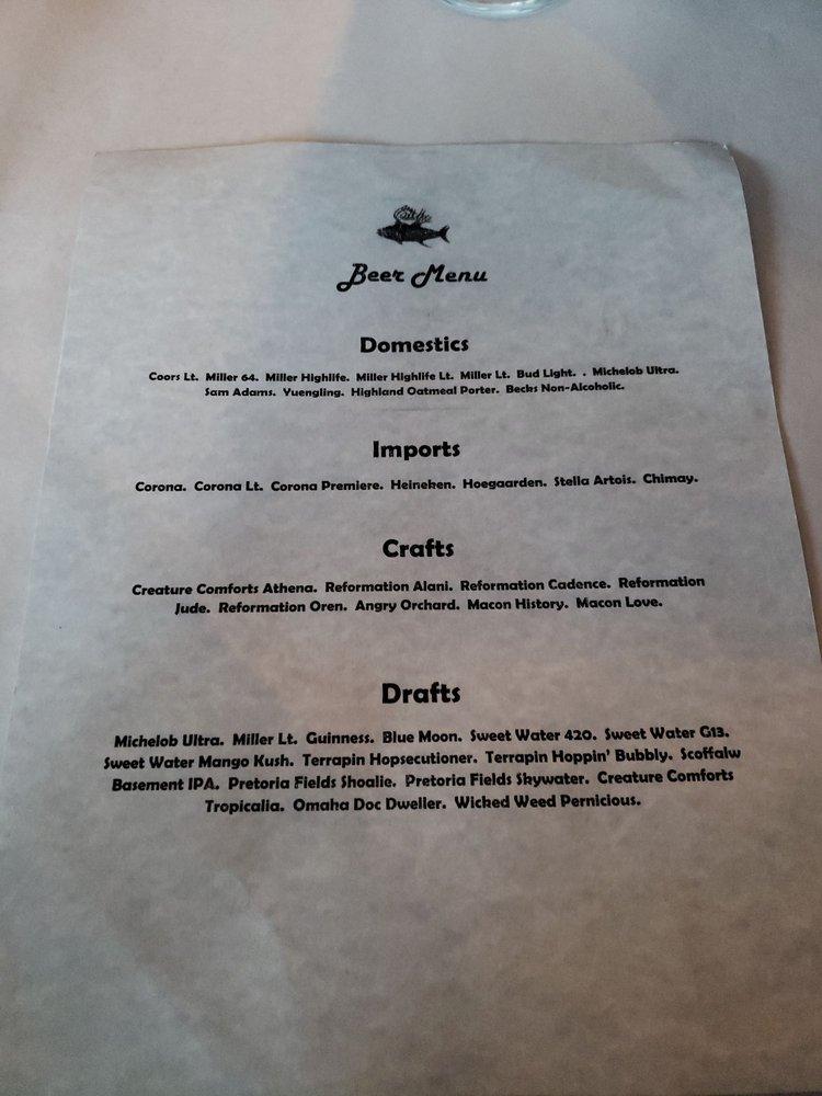 Menu at The Catch Seafood and Oyster Bar, Albany
