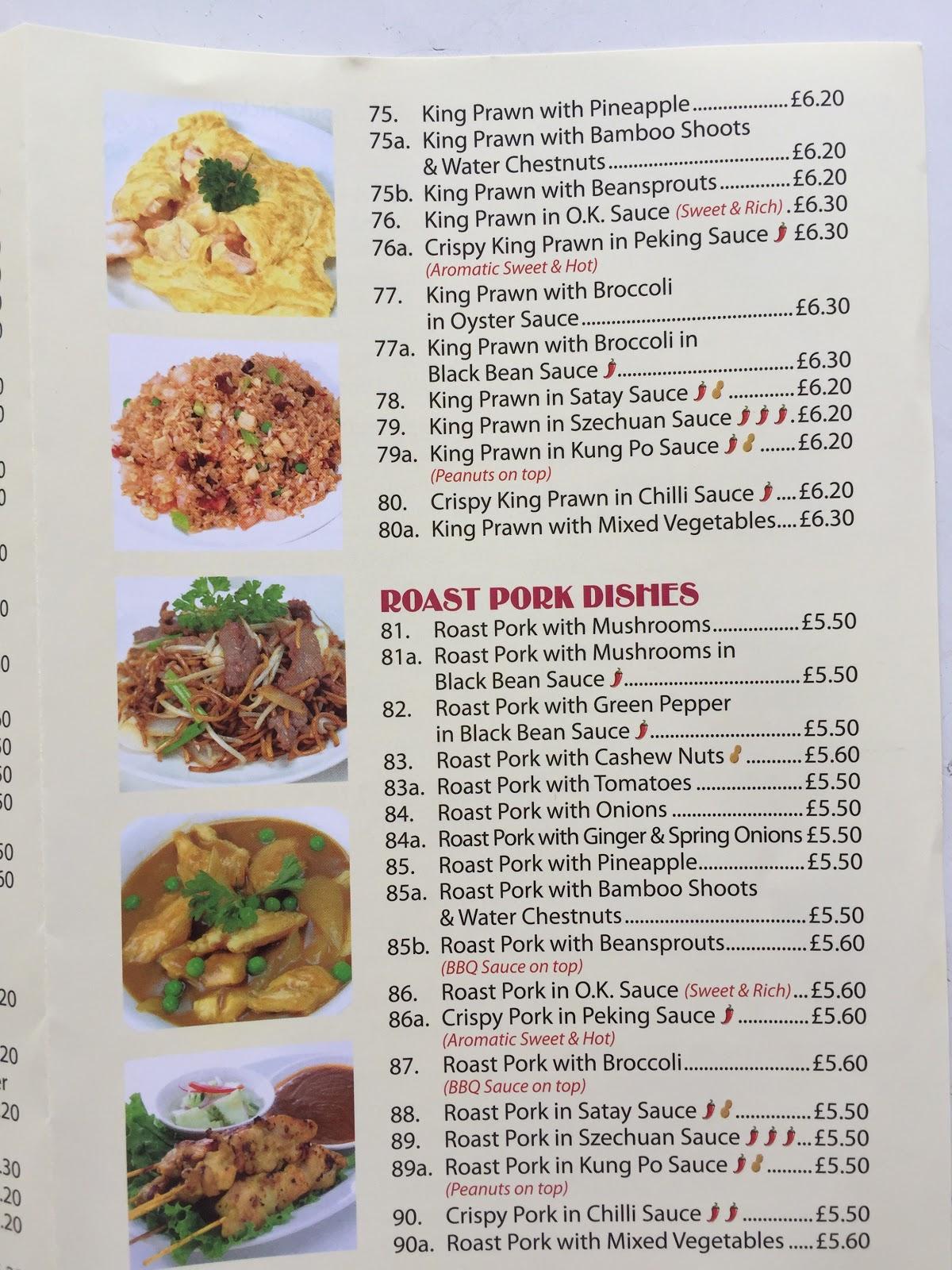 Menu at Lucky Boat fast food, Brixham