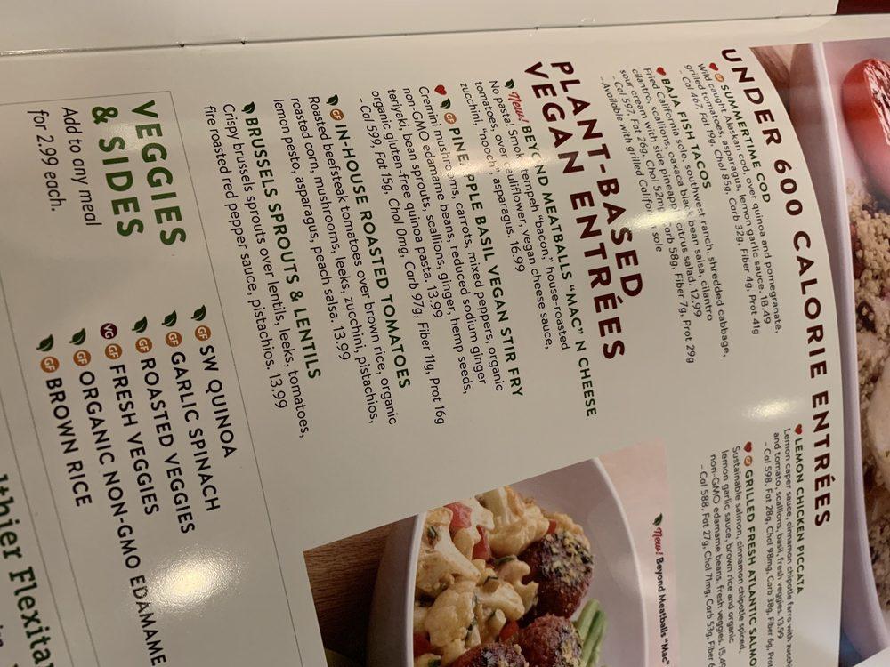 Menu at Silver Diner restaurant, Frederick
