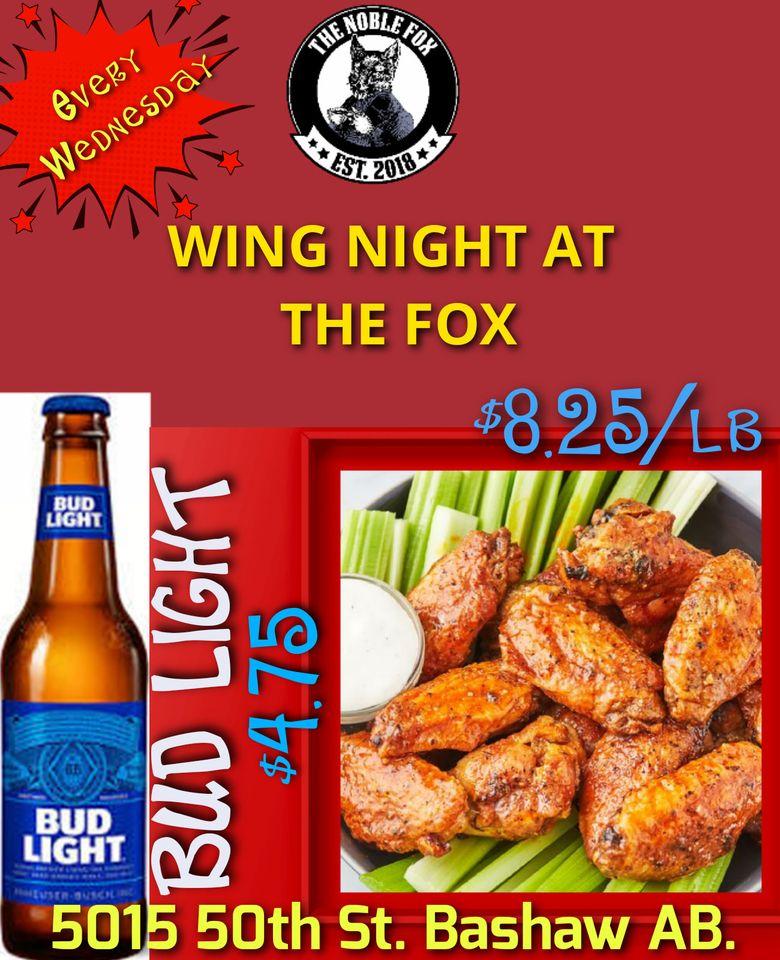 Menu at The Noble Fox Bar and Grill, Bashaw