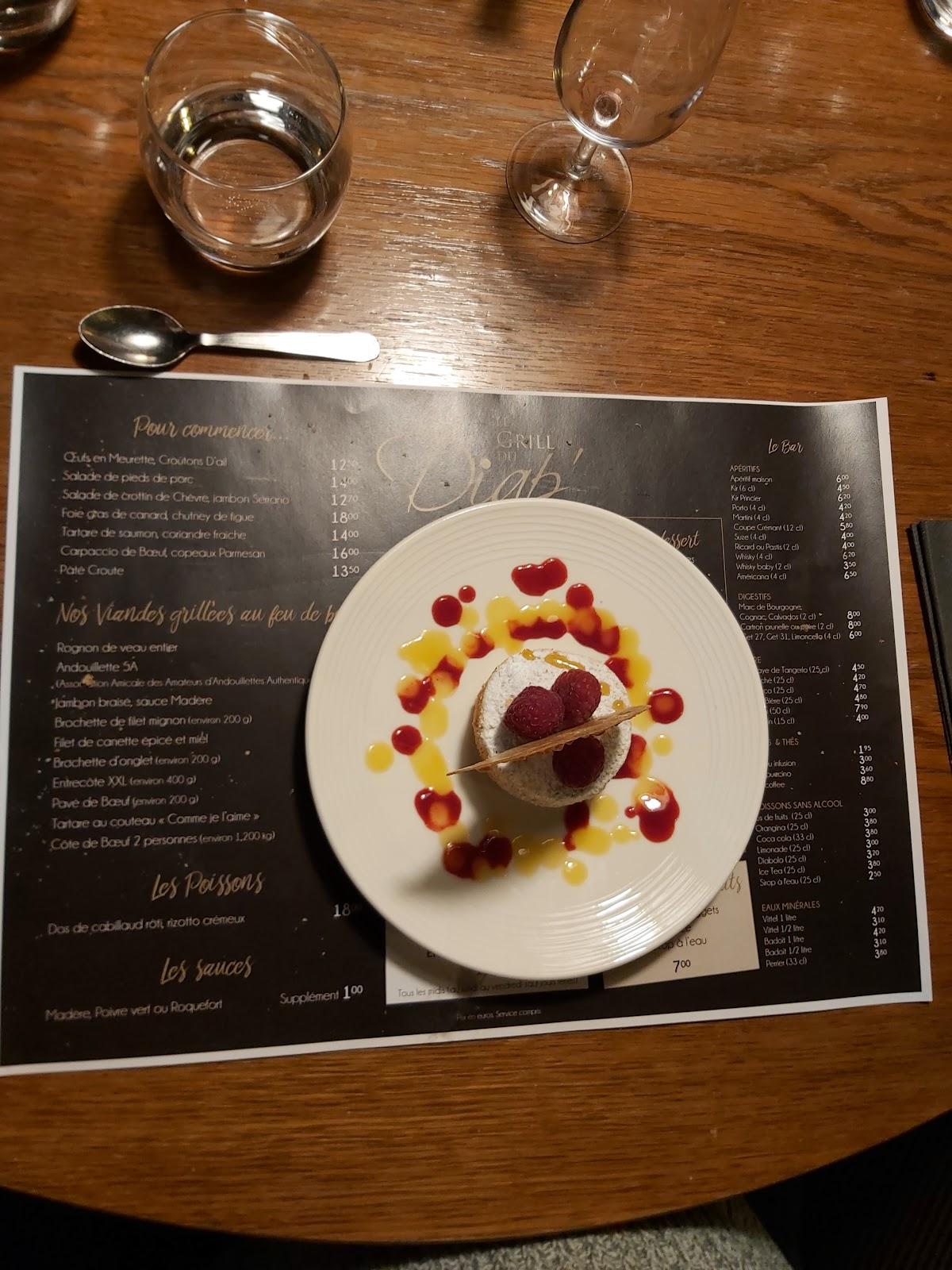 Menu at Le Diap' restaurant, Cuisery, Rte de Tournus