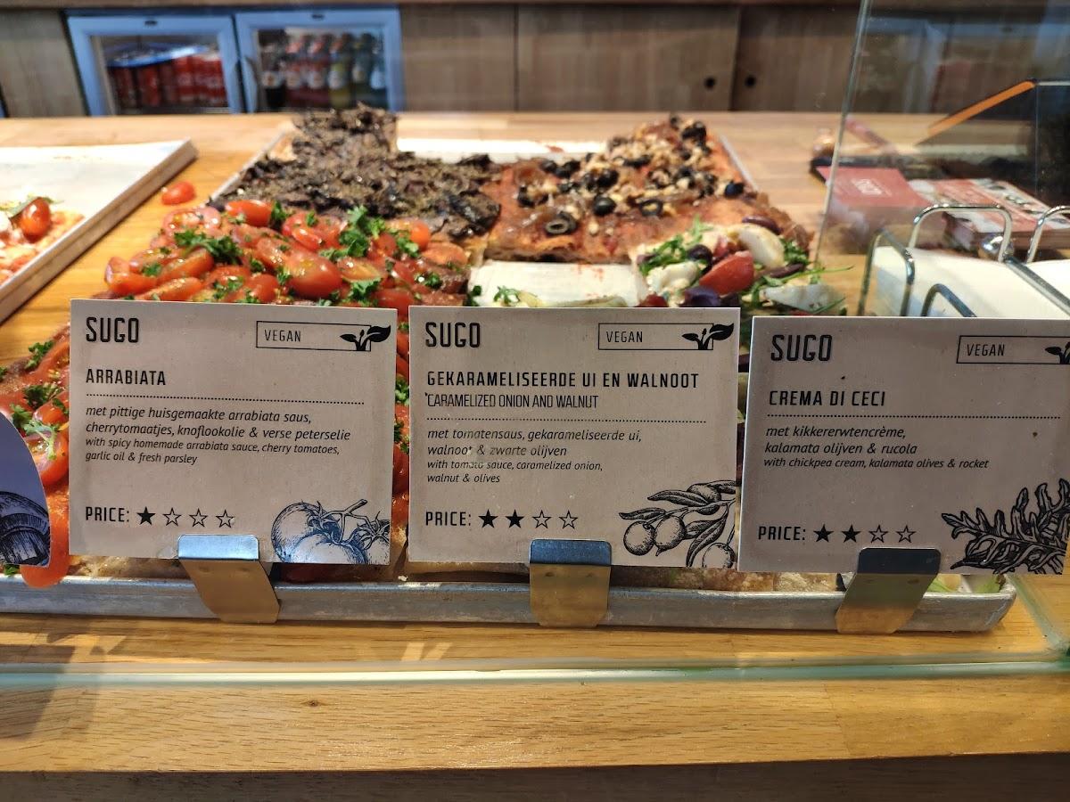 Menu at SUGO Pizza - Rotterdam Aert vannes, Rotterdam, Aert van ...