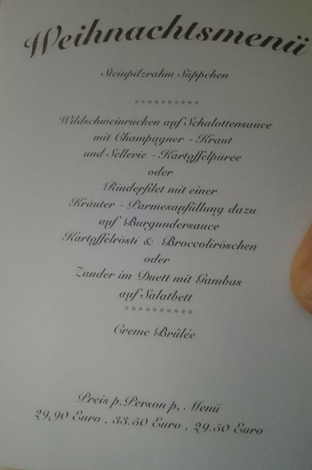 Speisekarte von Restaurant Schloss Wickrath, Mönchengladbach