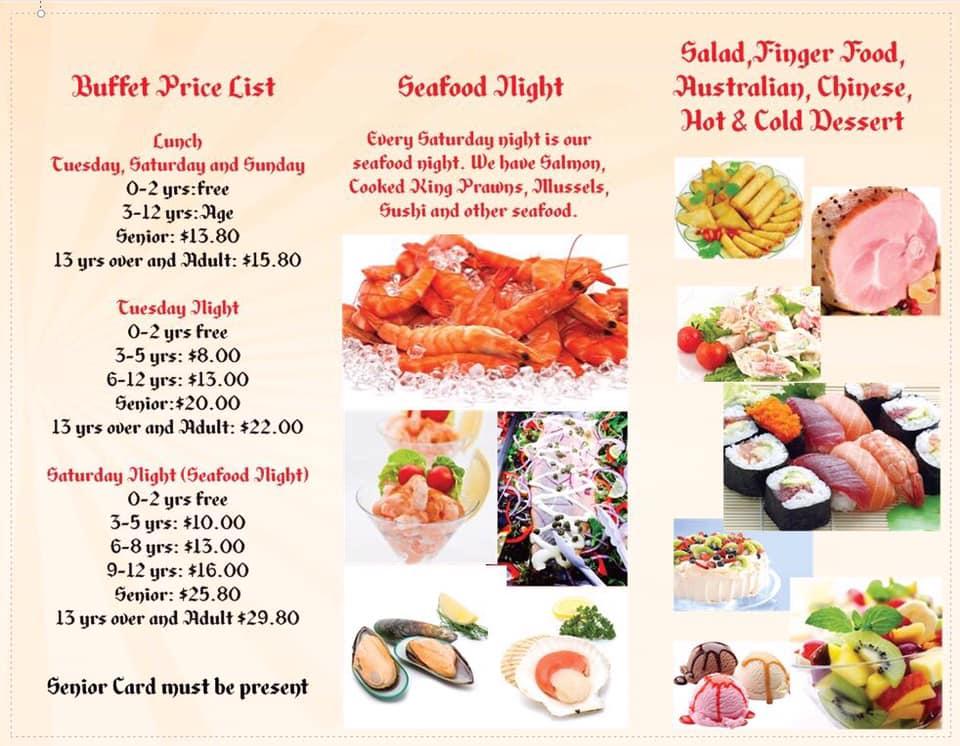 Menu at New Dragon Gate Chinese Restaurant Benalla, Benalla