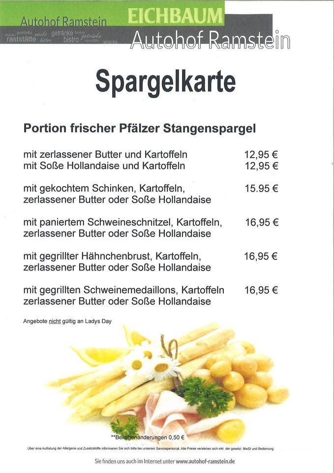 Speisekarte von Autohof Ramstein restaurant, Ramstein-Miesenbach
