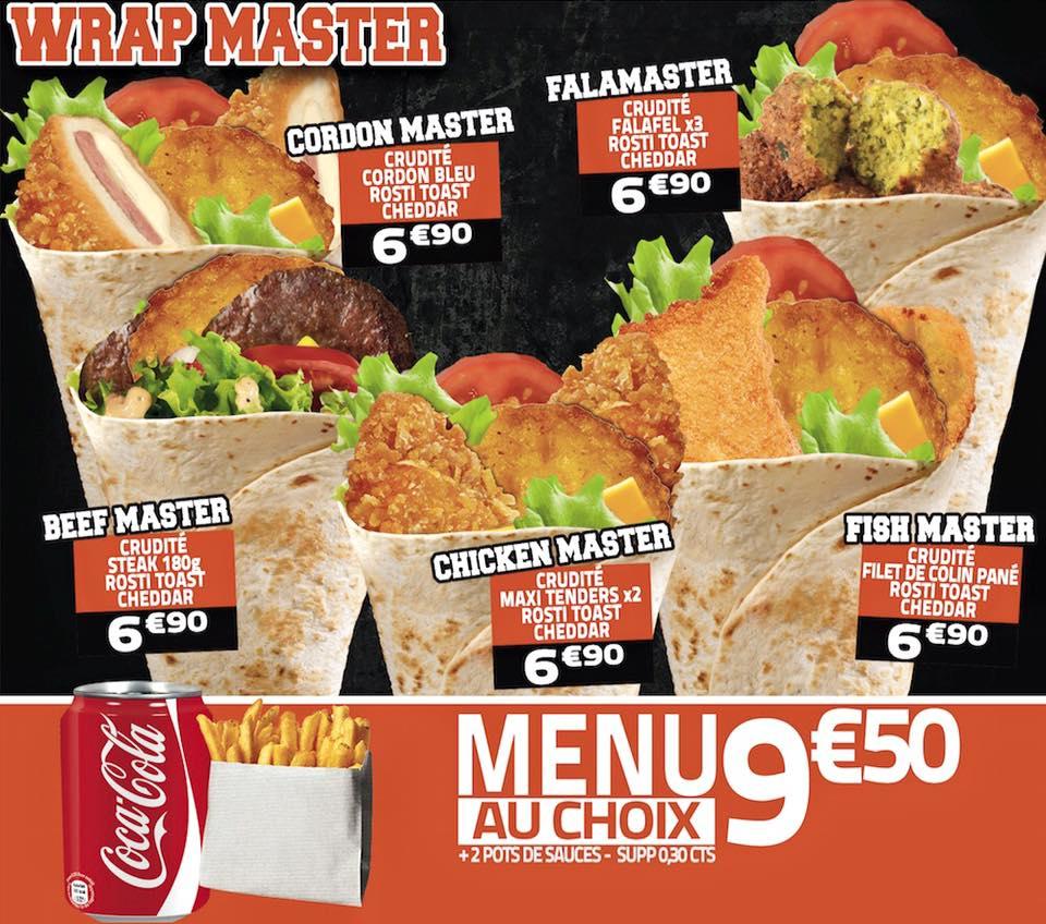 Menu at El Regal restaurant, Cannes
