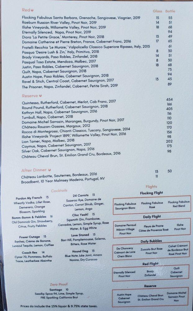 Menu at Hen House pub & bar, Memphis