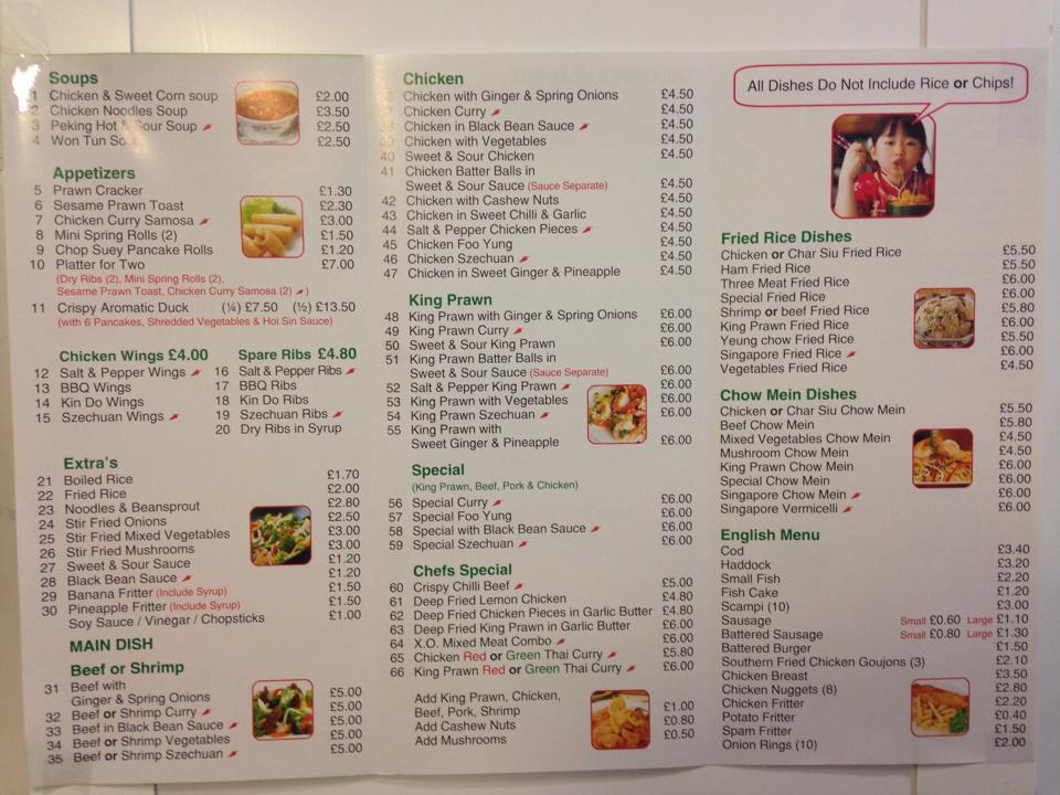 Menu at Ansdell Coffee cafe, Lytham Saint Annes
