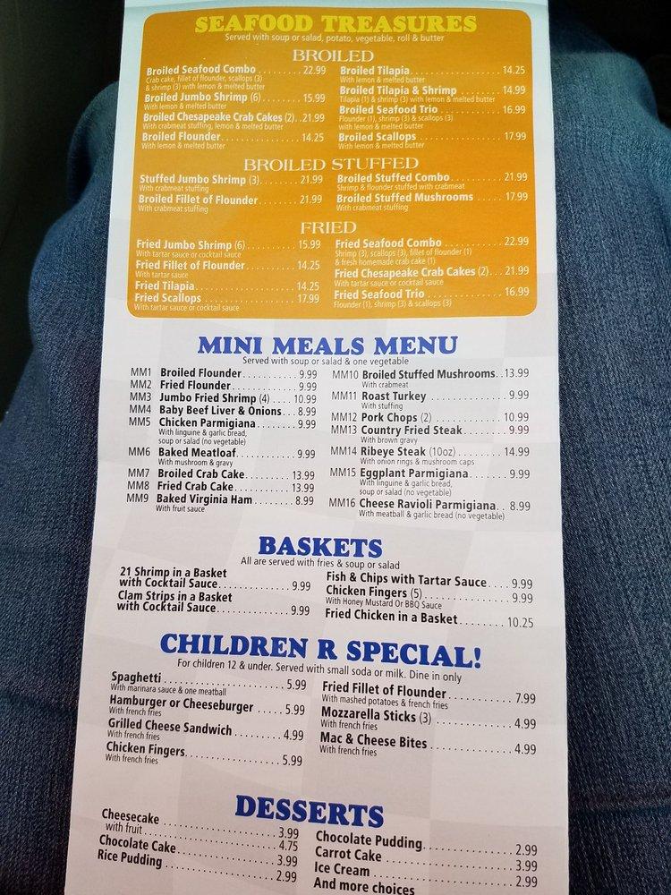 Menu at Country Kitchen restaurant, Millsboro, 11 S Washington St