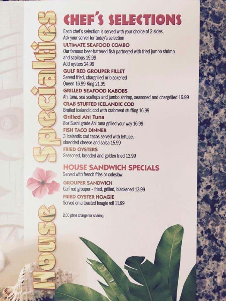 Menu at Cafe 776, Englewood