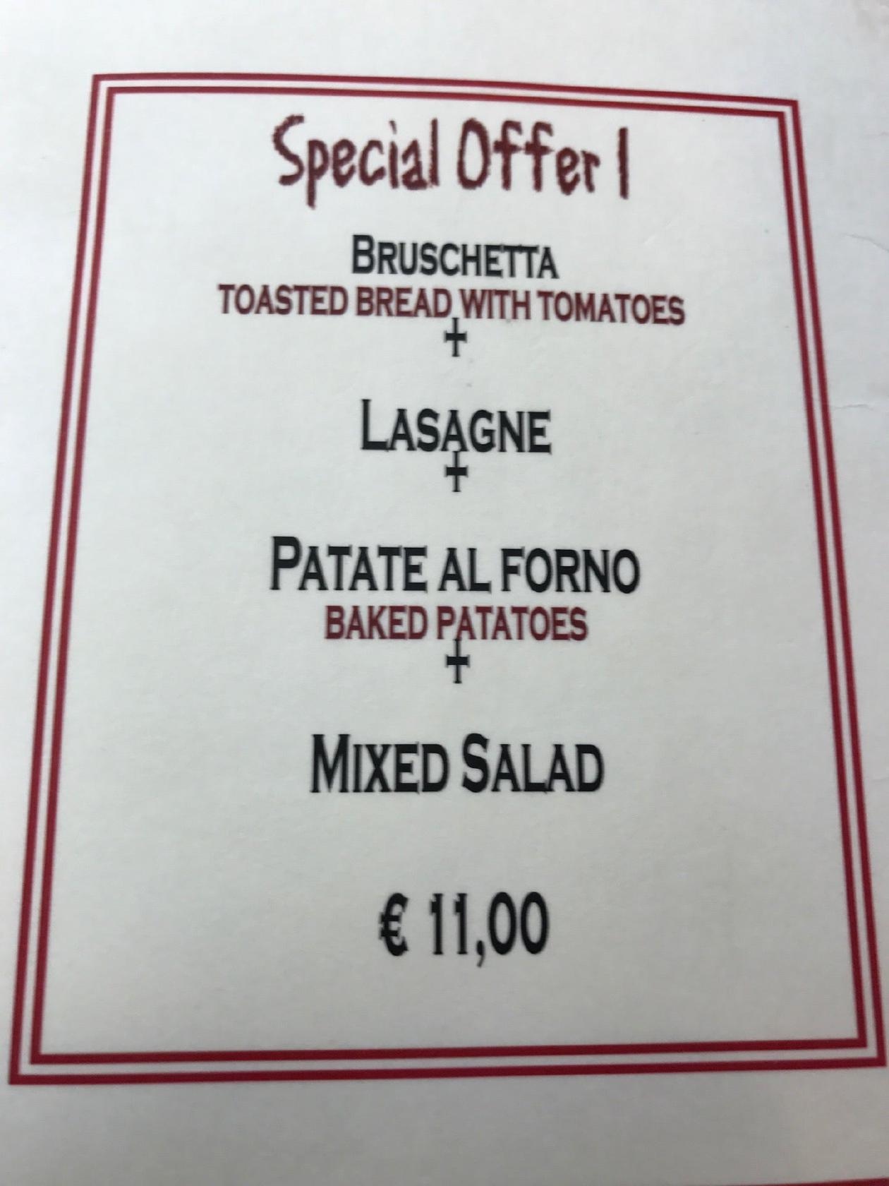 Menu da Bistrot L'opera Food And Drinks Firenze ristorante, Firenze