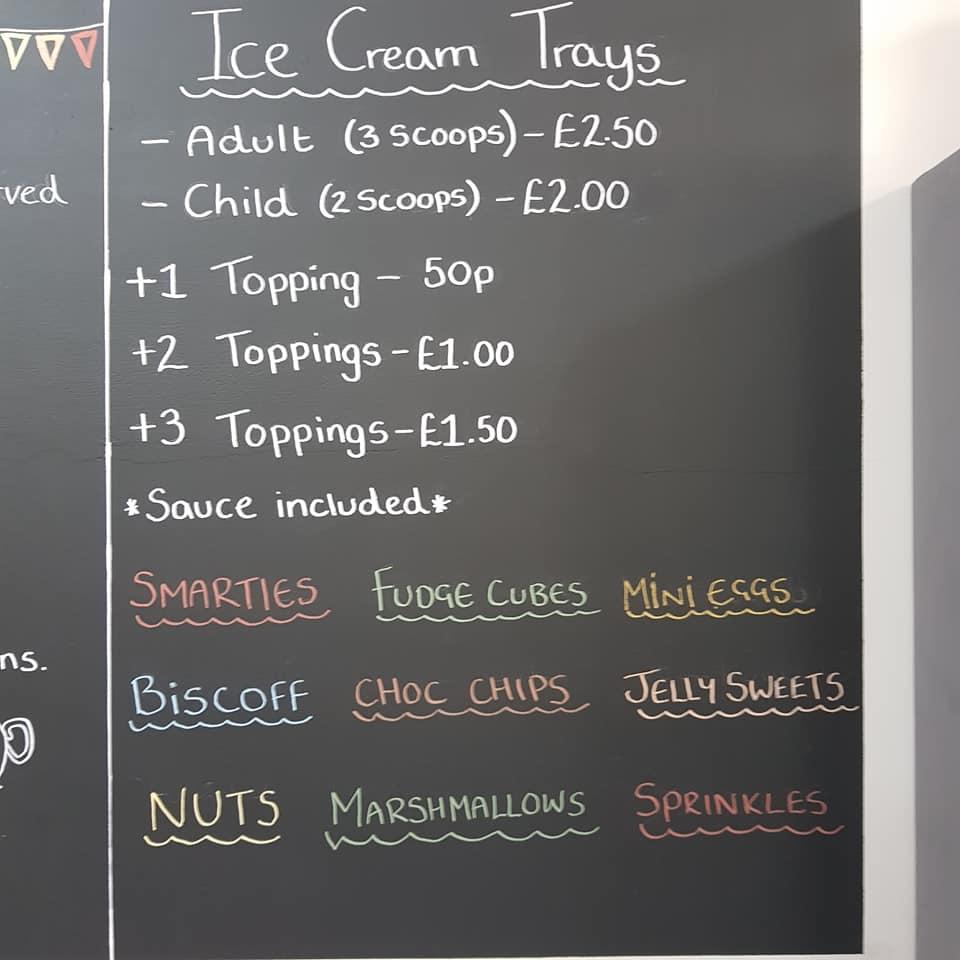 Menu at Cocos coffee shop cafe, Fareham
