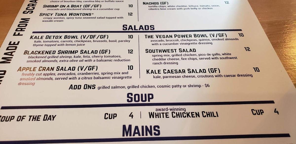 Menu at Social House Kitchen and Bar, Grand Rapids