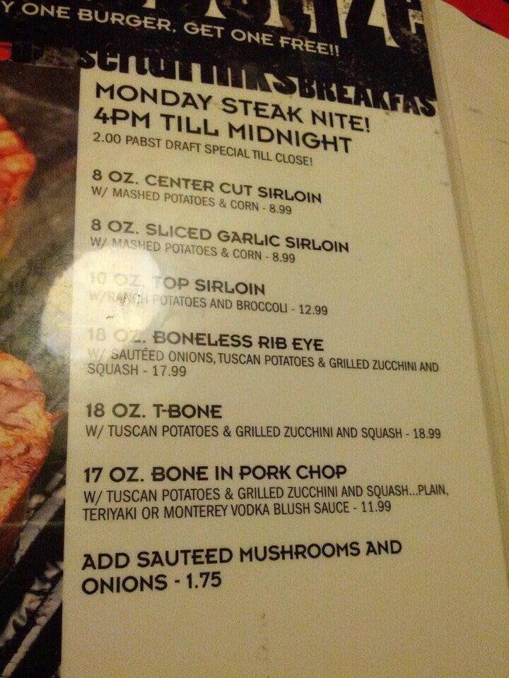 Menu at The Spot Cafe, Groton