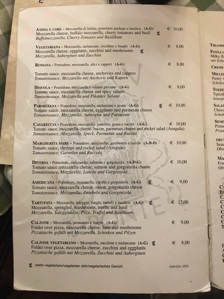 Menu da Ponte e Parione - Ristorante Piazza Navona, Roma