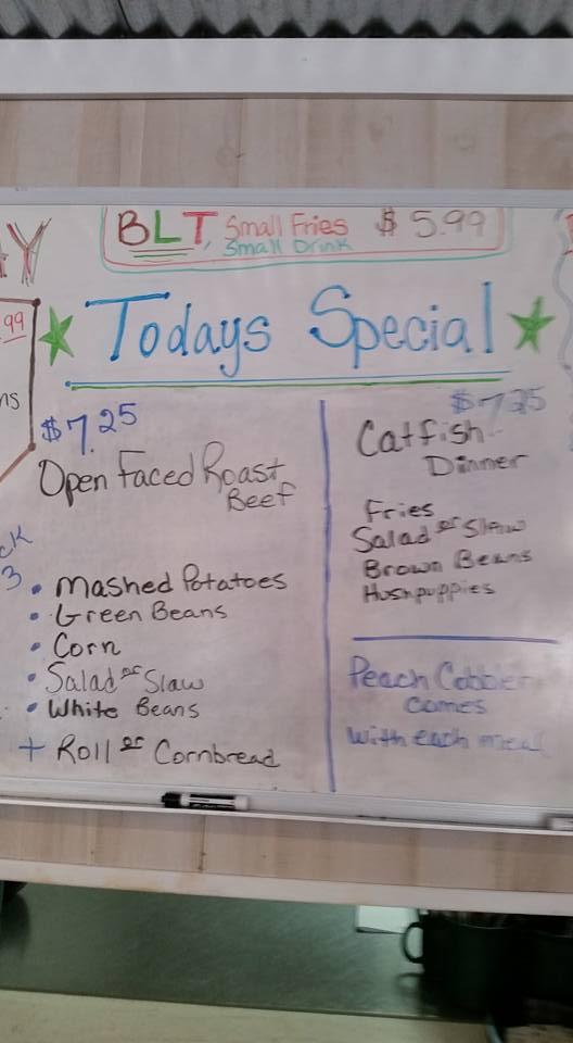 Menu at 4-Way Cafe, Bradford