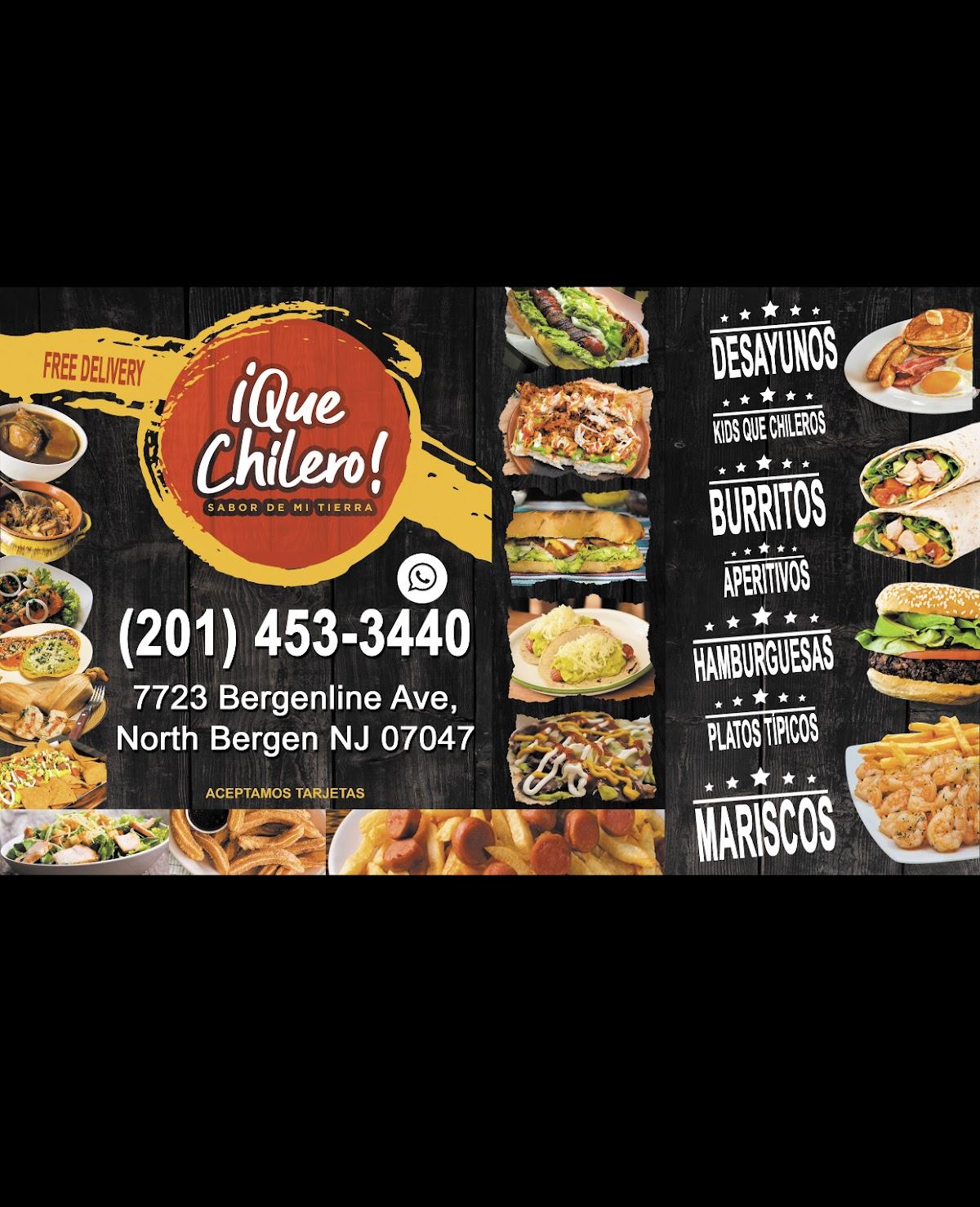 Carta del restaurante Que Chilero ¡Los Shucos!, North Bergen