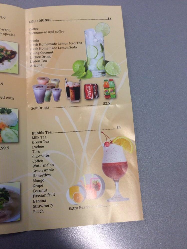 Menu at Saigon Salad Roll restaurant, Brisbane City, 154 Roma St