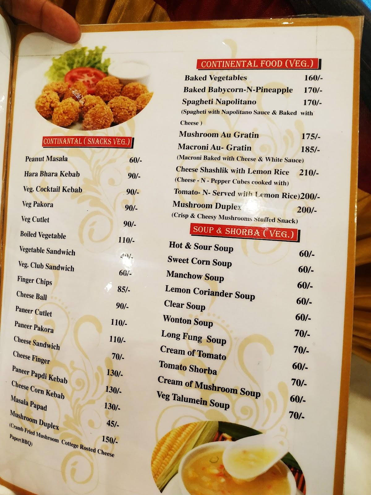 Menu at Ganga Ram - Family Restaurant (Pure Veg), Begusarai