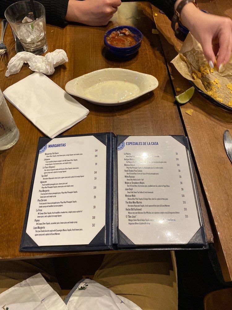 Menu at Hecho En Waco Mexican Cuisine restaurant, Waco