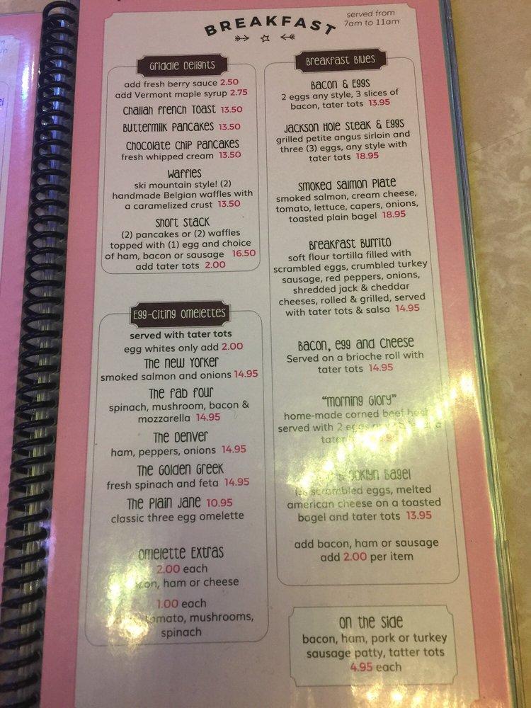 Menu at Ellen's Stardust Diner BBQ, West New York