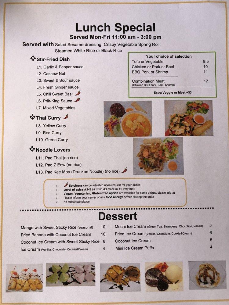 Menu at Luv 'n Eat Thai Cuisine restaurant, Camarillo