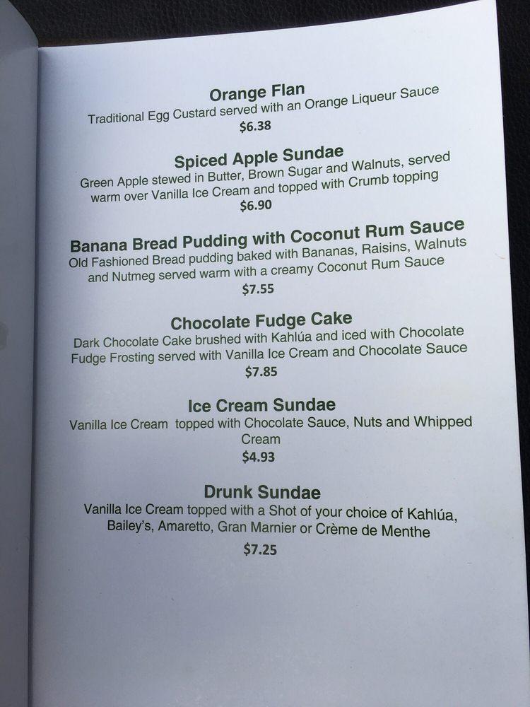 Menu at Susanna's Restaurant, Rosarito
