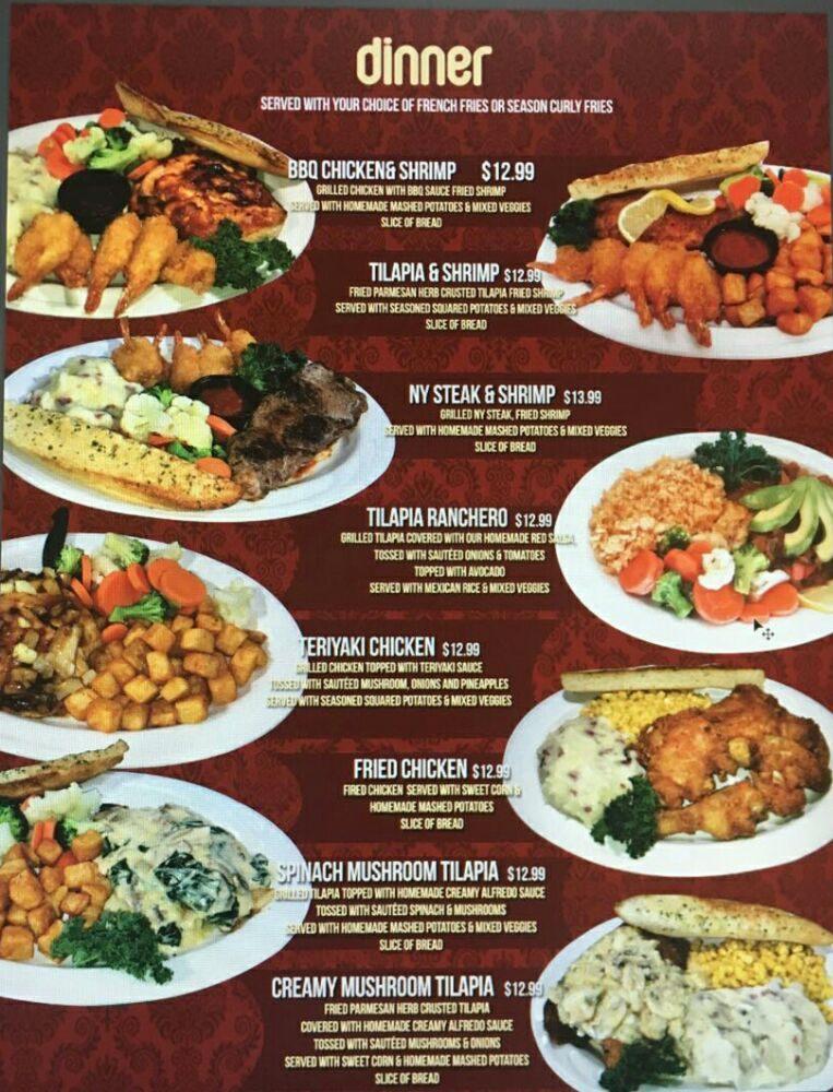 Menu at Ely's Breakfast Restaurant & Burgers, Las Vegas