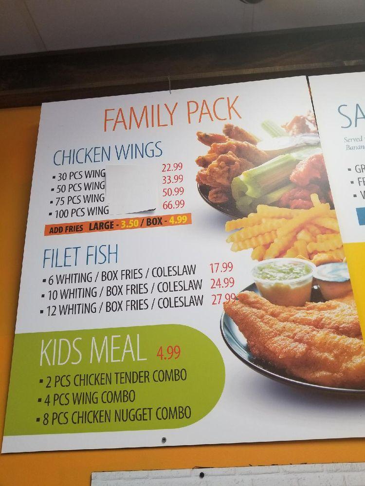 Menu at Phat Phish Cafe, Atlanta