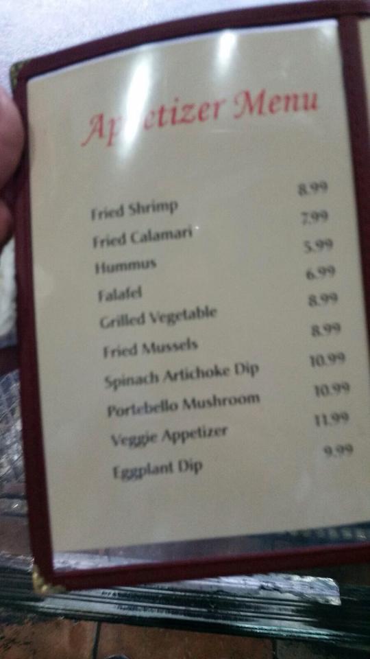 Menu at Tulip Cafe, Los Angeles, 628 St Vincent Ct