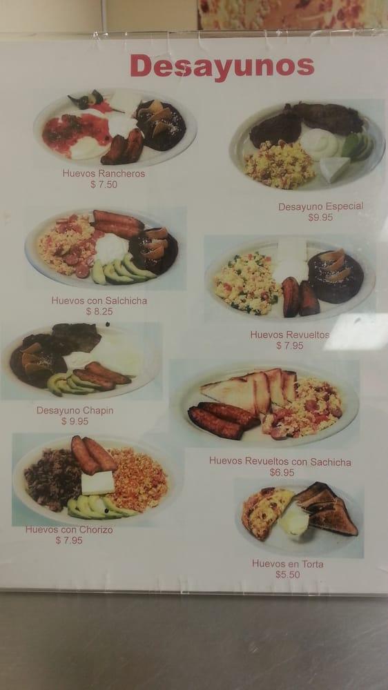 Menu at Bakery Delight, Dunellen