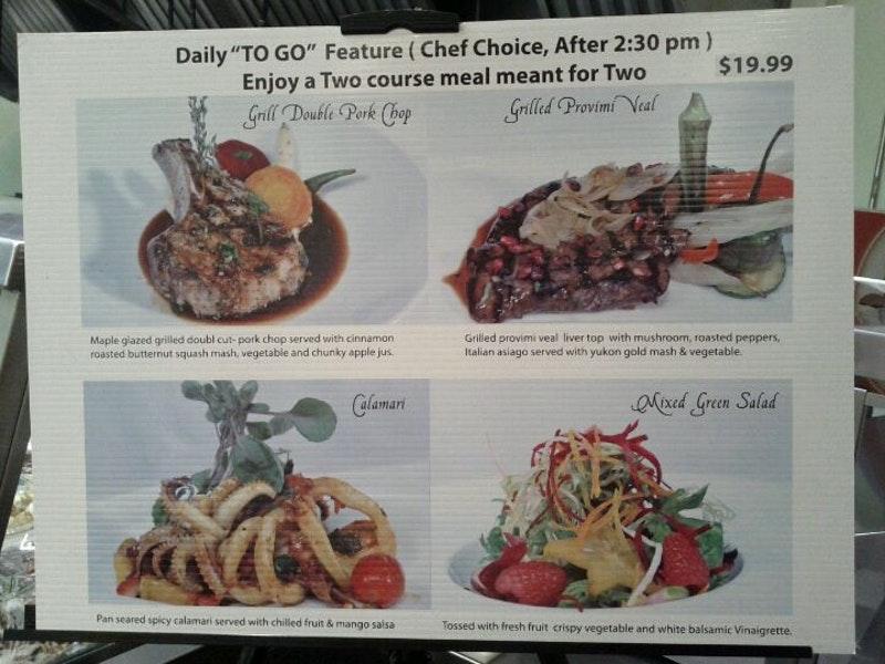 Menu at Eat Fresh be Healthy restaurant, Toronto, 185 Dundas St W