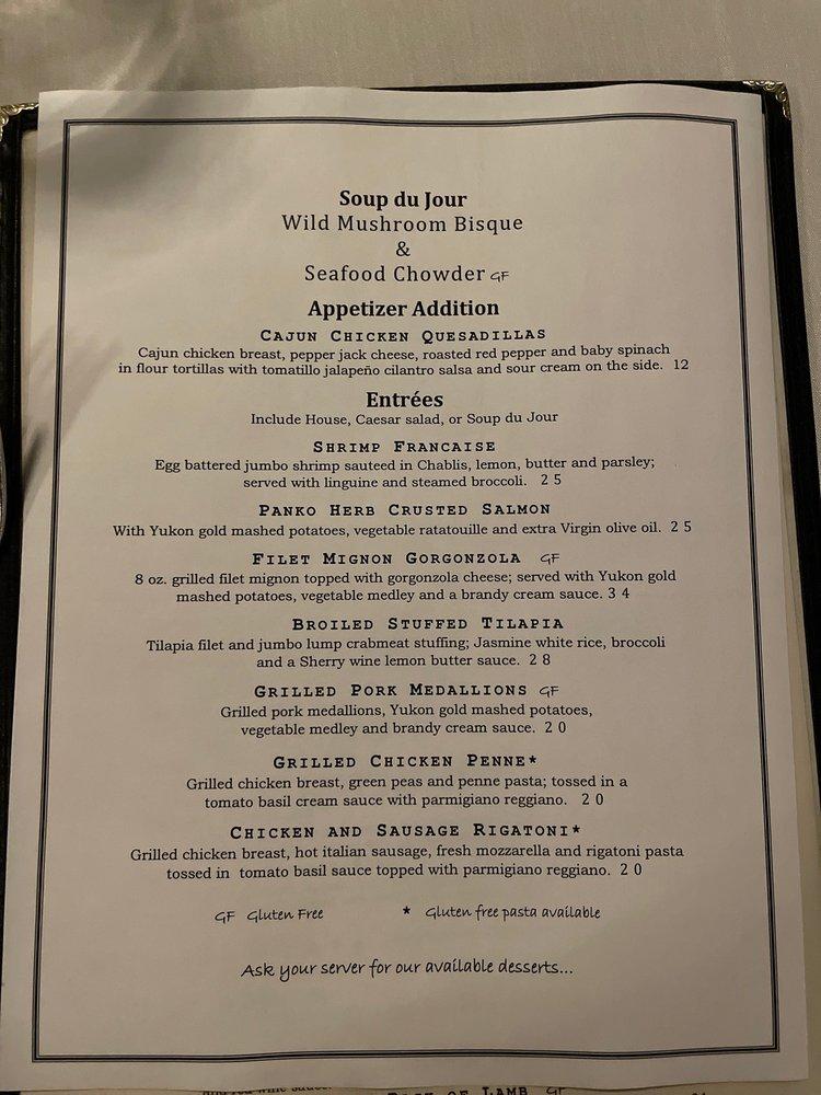 Menu at Fernando's Grille restaurant, Hightstown