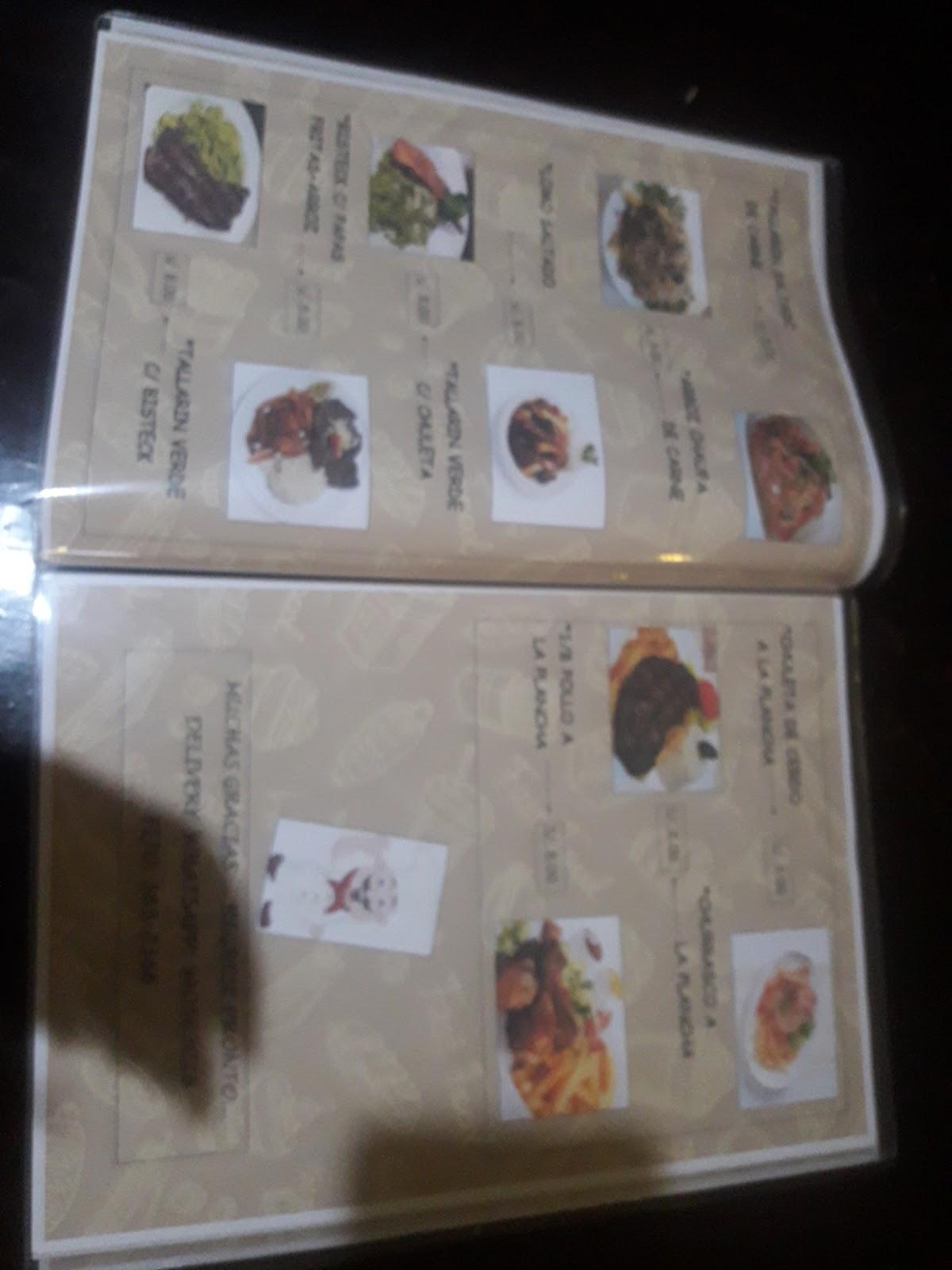 Menu at Golden restaurant, Bellavista District