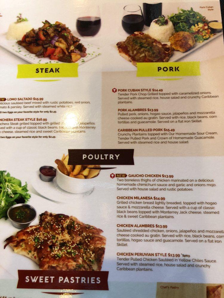 Menu at OBRA Bakery, Long Beach