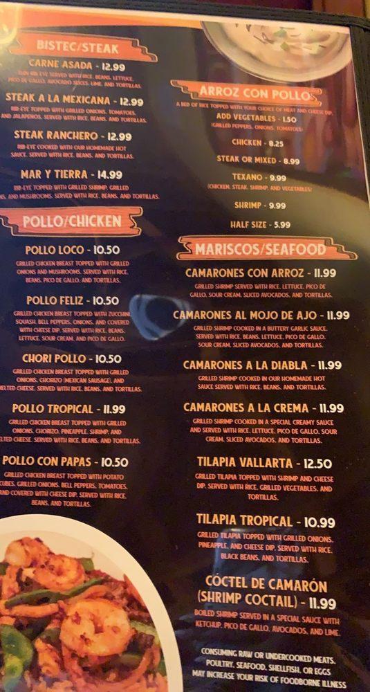 Menu at Taco Wagon restaurant, Appomattox, 177 Old Courthouse Rd
