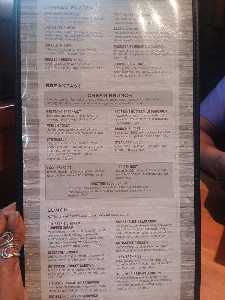 Menu at Redstone American Grill restaurant, Plymouth Meeting, 512 W ...