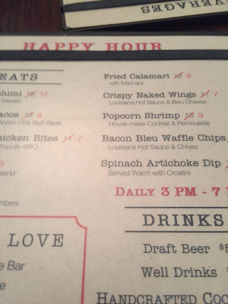 Menu at The Daily Grill pub & bar, Palm Desert, 73061 El Paseo
