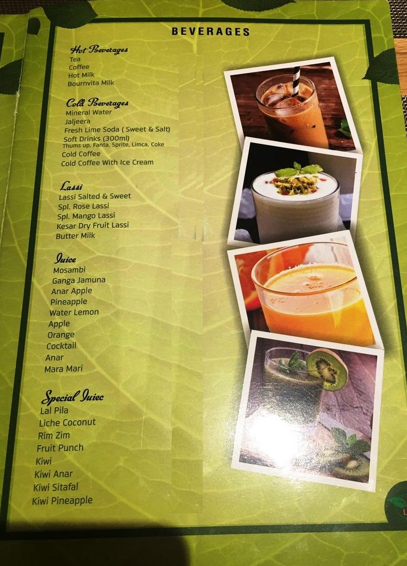 Menu at Green Leaf Veg Restaurant, Thane, Balawant Niwas