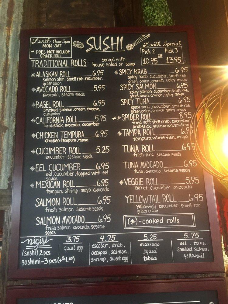 Menu at Siam Gulf Sarasota restaurant, Sarasota, N Tuttle Ave Unit1&2