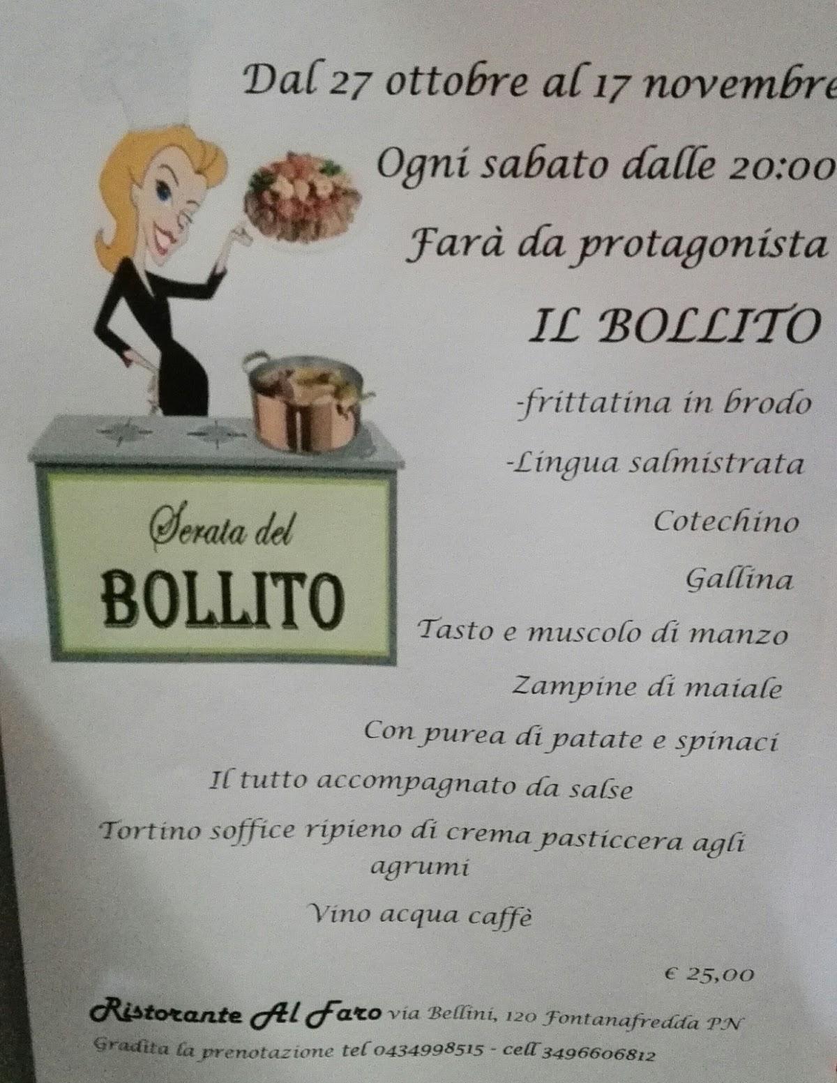 Menu at AL FARO - Ristorante a Fontanafredda, Fontanafredda
