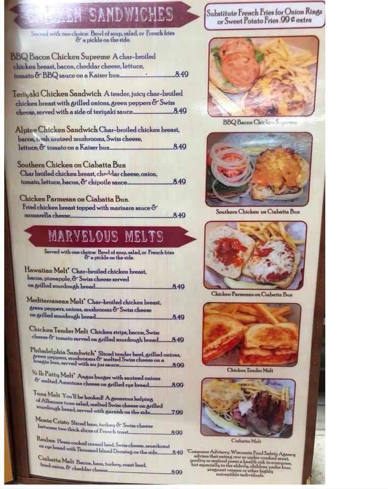 Menu at Friendship House Family Restaurant, Eagle River