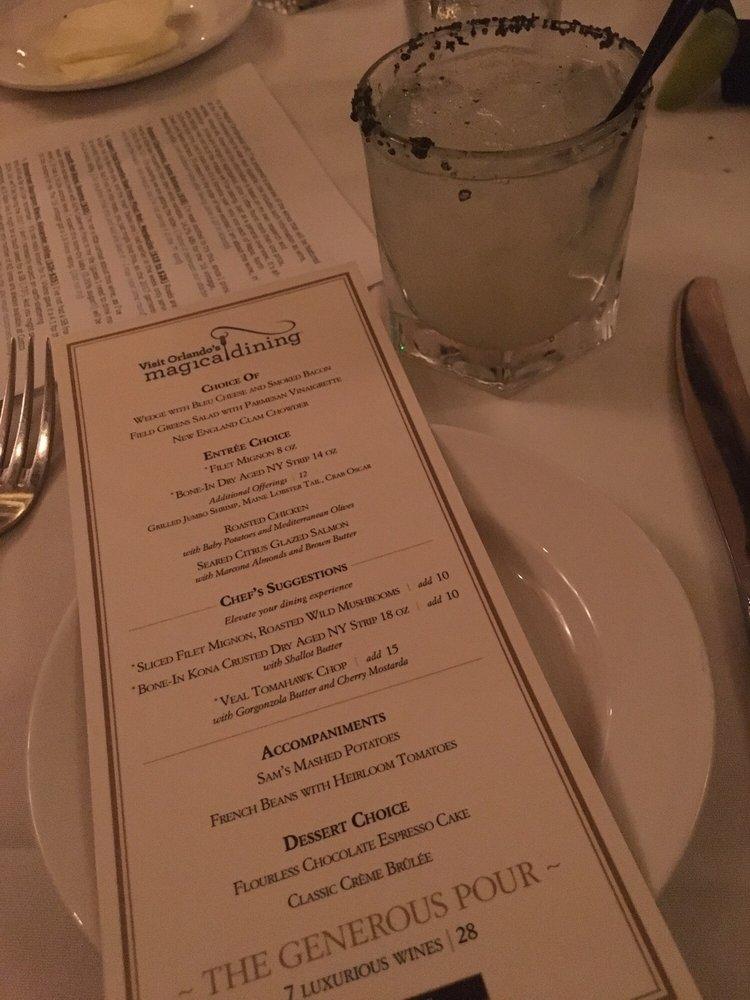 Menu at The Capital Grille pub & bar, Orlando, Conroy Rd A146
